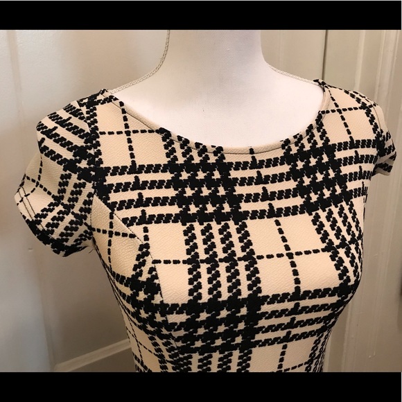 Charlotte Russe | Dresses | Adorable Grid Pattern Fit And Flare Dress ...